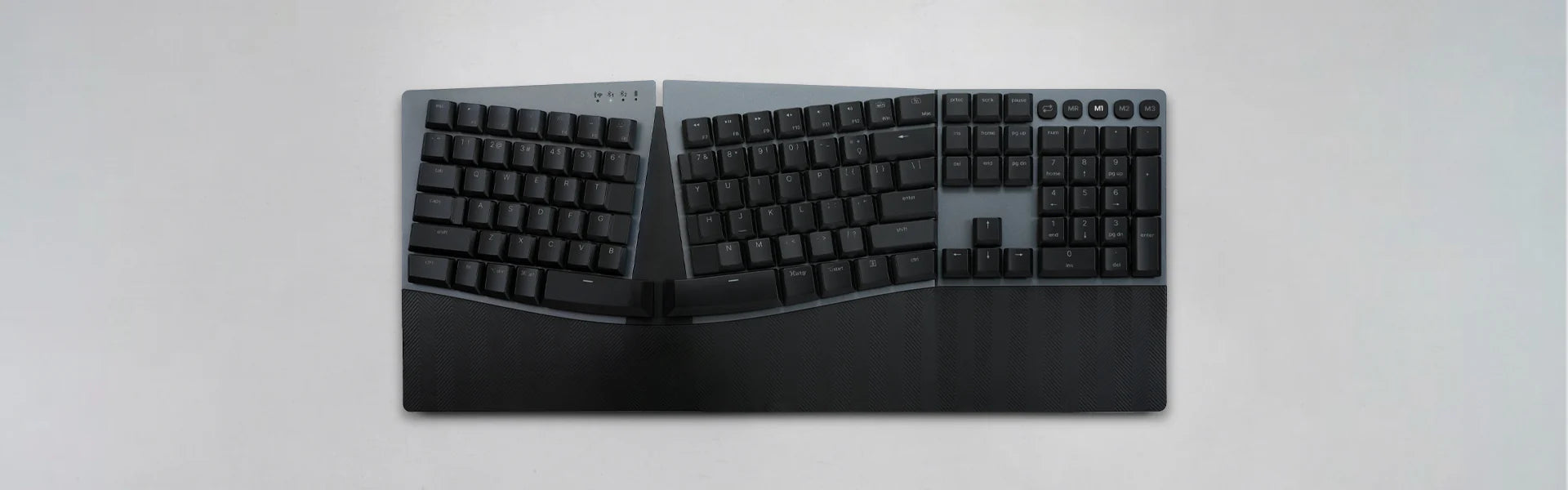PERIBOARD-835 Wireless Ergo-Mechanical Keyboard - Perixx USA
