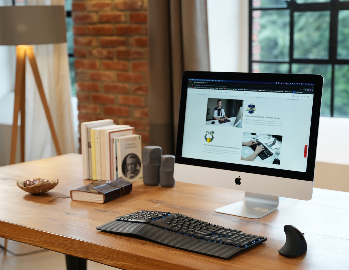 ERGO Mechanical Wireless Keyboard - PERIBOARD-835 Full-Size – Perixx USA