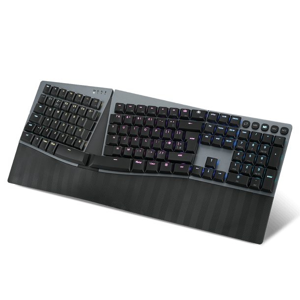 PERIBOARD-835 Wireless Ergo-Mechanical Keyboard - Perixx USA