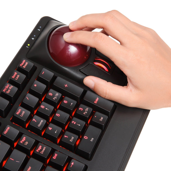 Keyboard with Trackball – Perixx USA