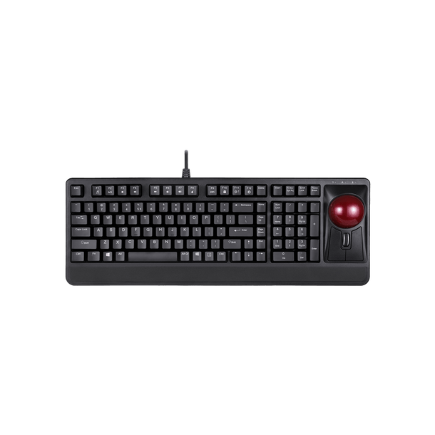 PERIBOARD-522 Wired Mechanical Trackball Keyboard with Numpad - Perixx USA
