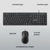 PERIDUO-117 - Wired Standard PS2 Keyboard and Mouse Combo - Perixx USA